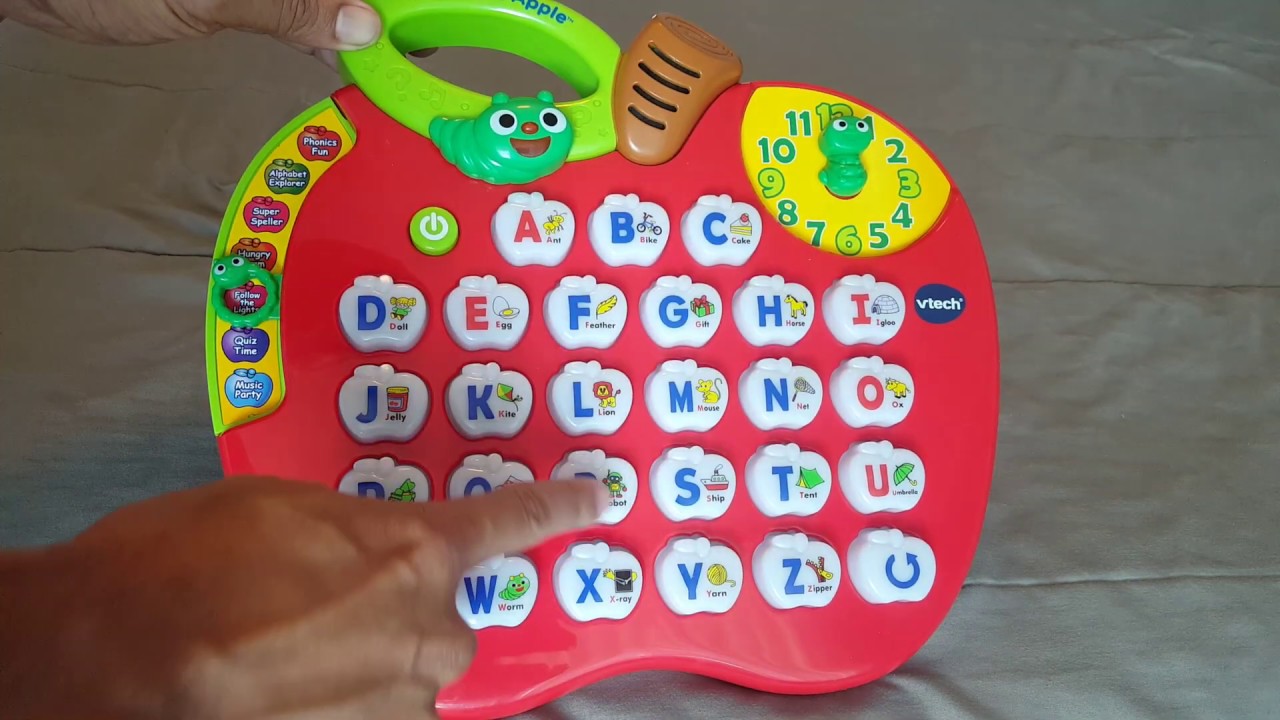 Vtech Alphabet Apple , ABC , learning toy part #3 - YouTube