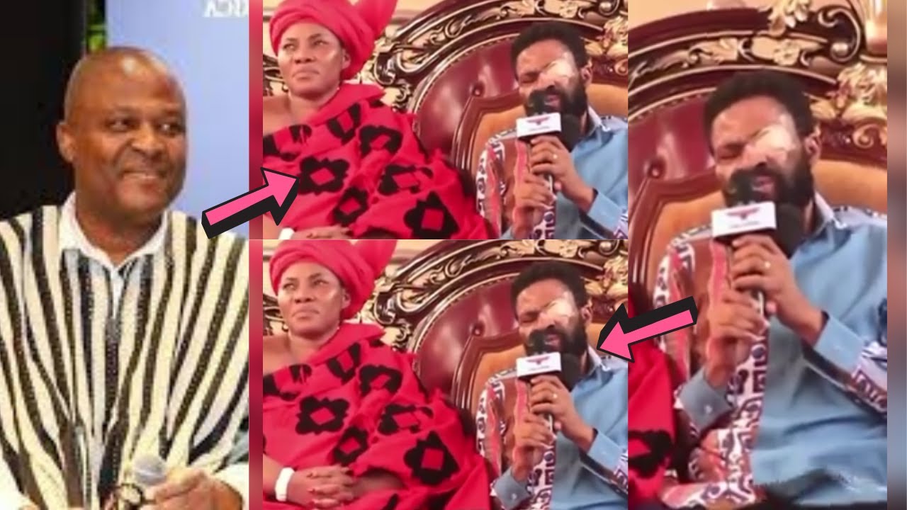 Tears Flow! Kofi Adoma emotionally cried& Speak with one Eye Today ...
