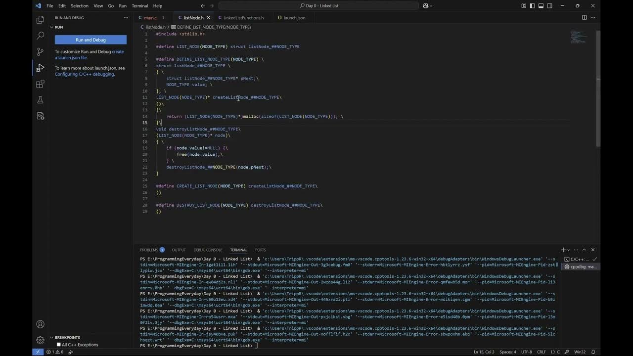 C - Macro Based Linked List - YouTube