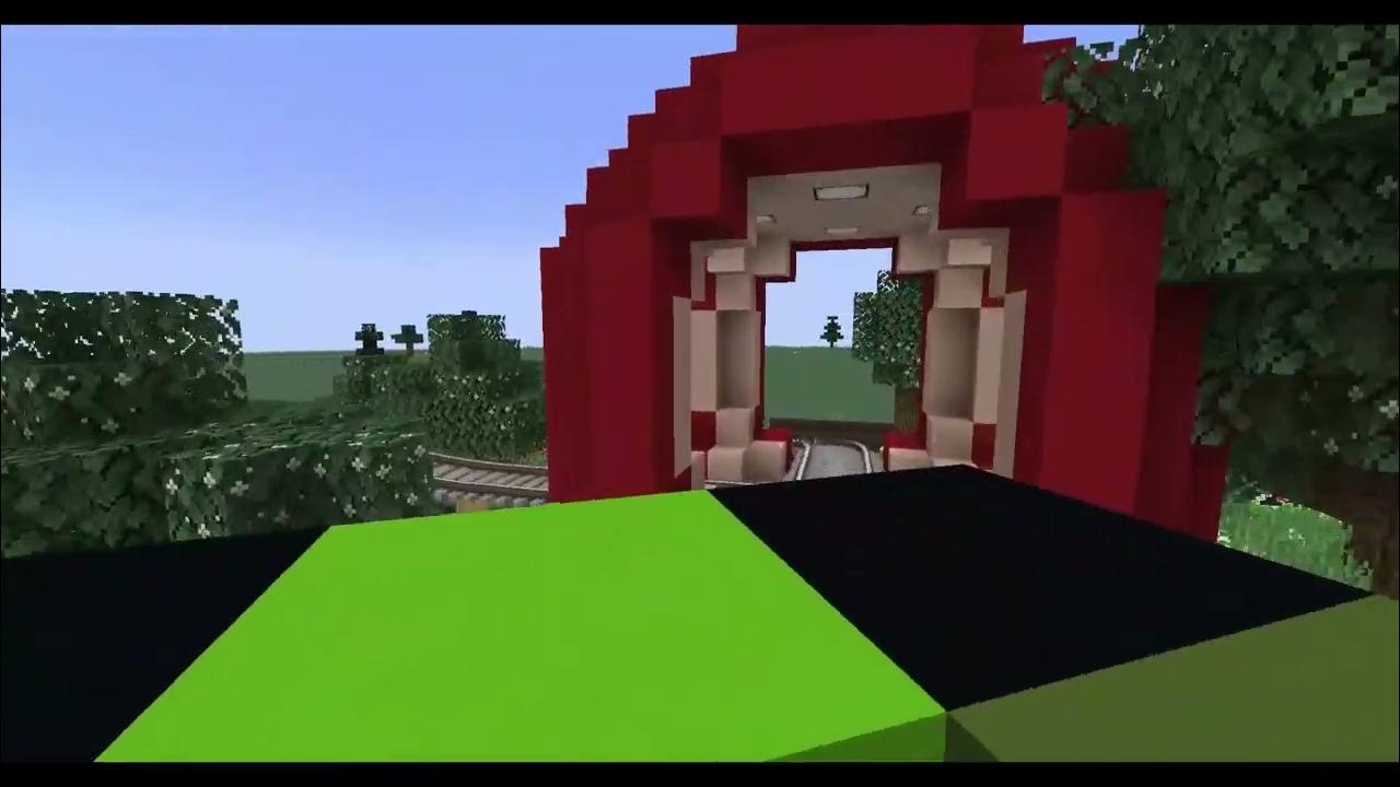 Minecraft create mod theme park: caterpillar - YouTube