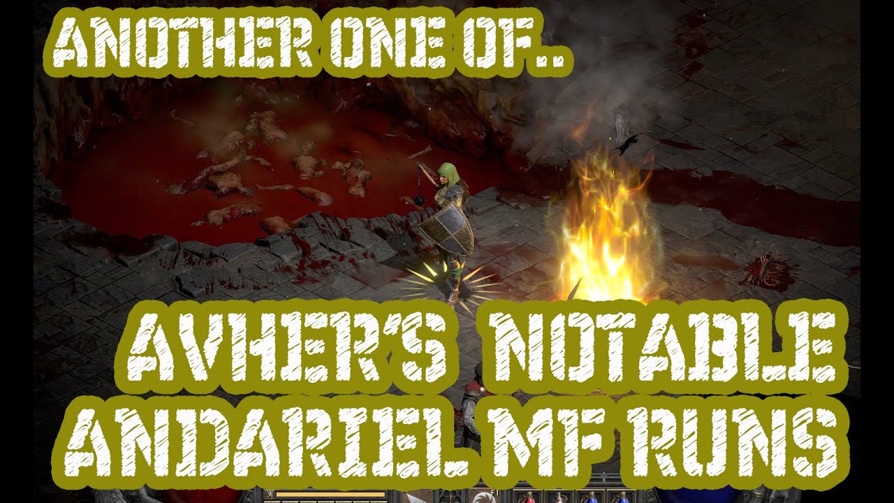 Andariel 350%+ MF Run Diablo 2 D2R - 01 - YouTube