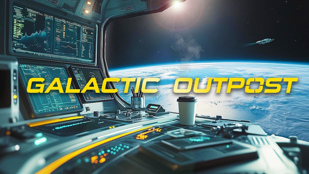 Remote Outpost: Galactic Space Station Ambience for Deep Focus & Celestial Calm - YouTube