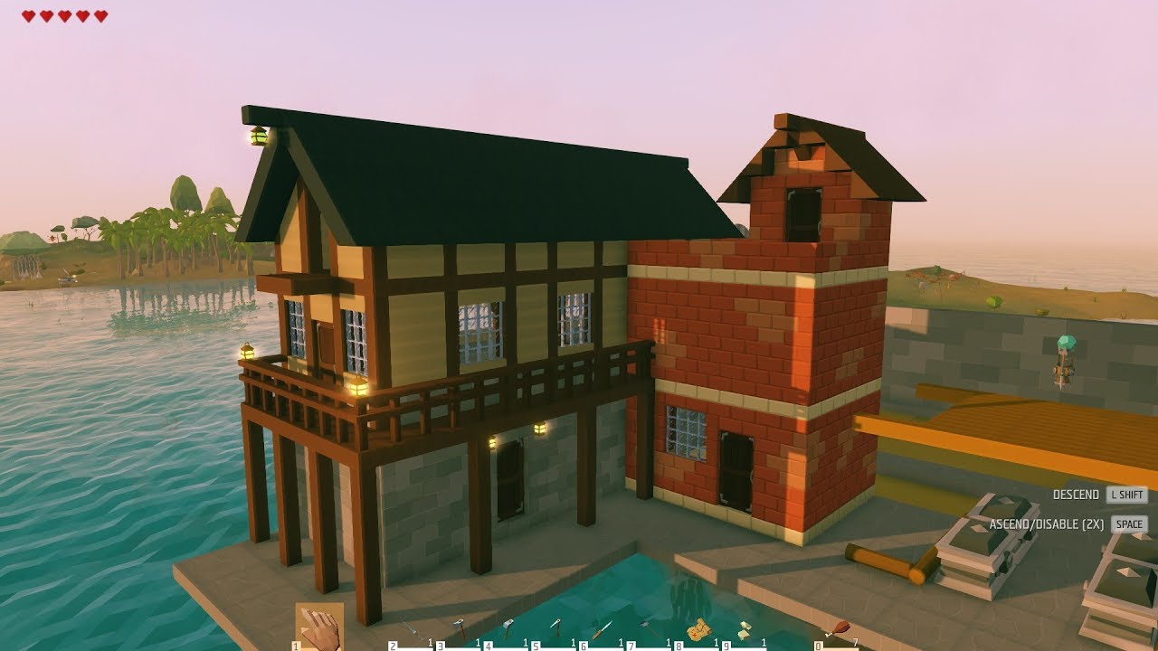 Ylands S4 Ep5 Brick & Glass Building Complete - YouTube