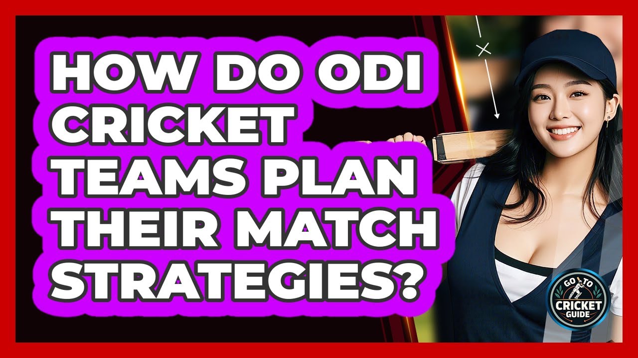 How Do ODI Cricket Teams Plan Their Match Strategies? - Go-To Cricket ...