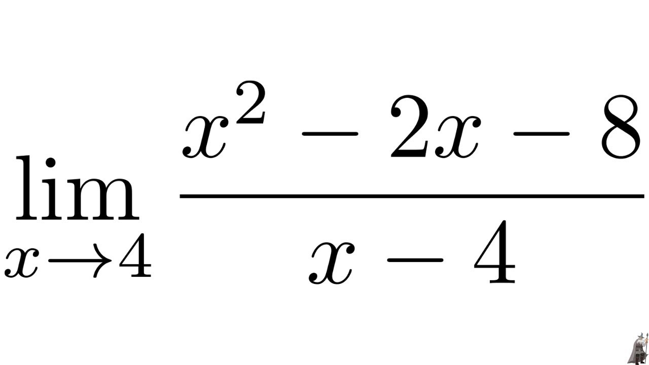 Limit Of x 2 2x 8 x 4 As X Approaches 4 YouTube