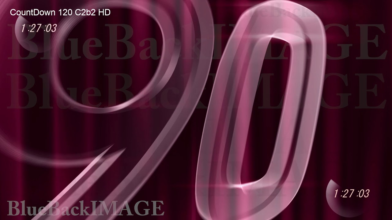 Stock Footage Countdown Numbers Digits timer count intro leader trailer ...