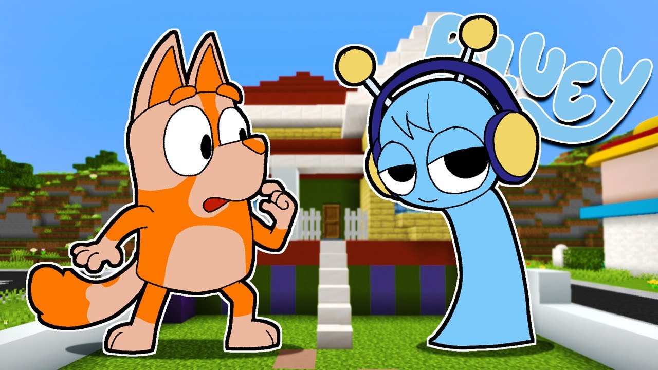 BLUEY y SPRUNKI OREN CAMBIAN de COLOR | Las Aventuras de BLUEY en ...