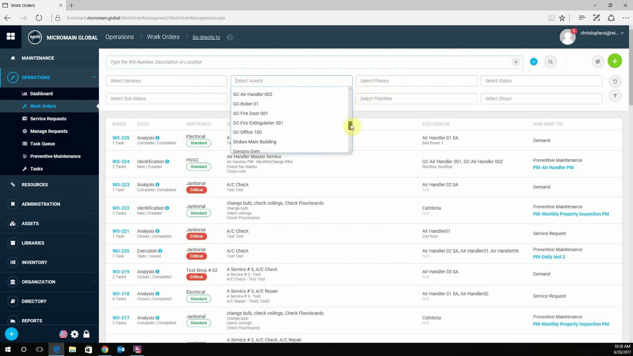 MicroMain GLOBAL Create Filters in MicroMain - YouTube