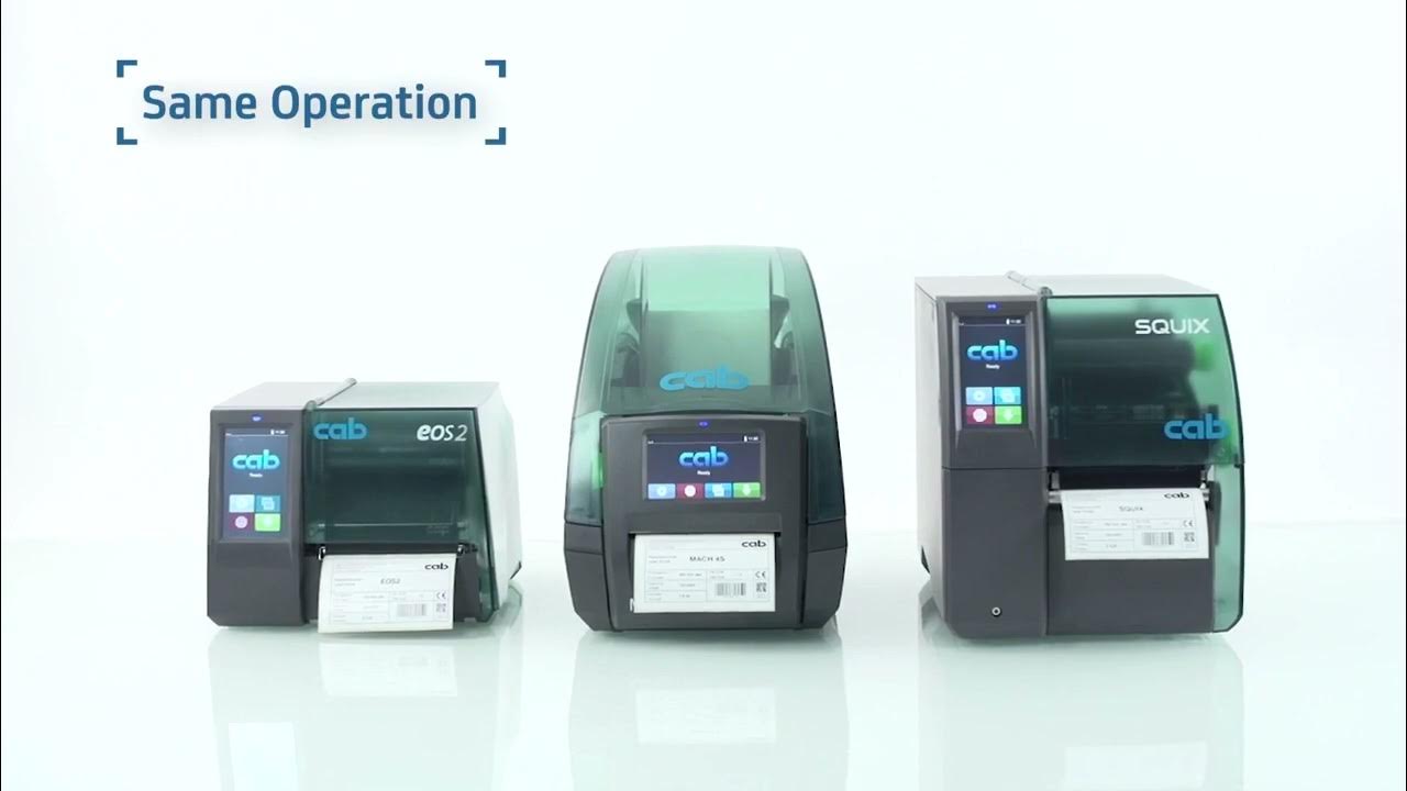 CAB Label Printer EOS2 / EOS5 - YouTube