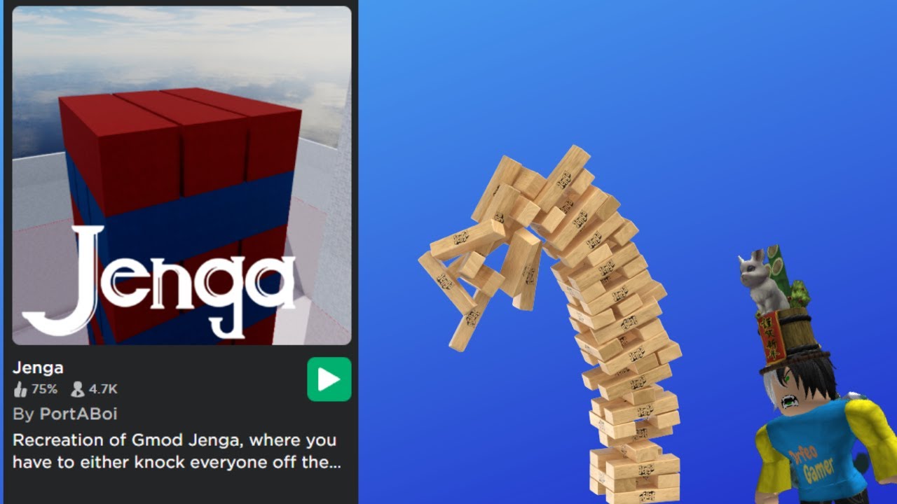 Jenga (ROBLOX) - YouTube