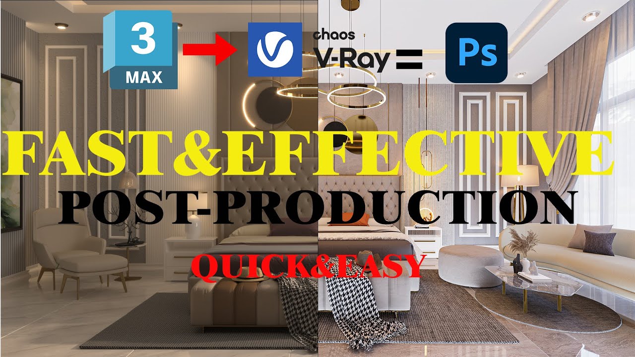 Improve your 3d Renders With These Post-Production Tips|Easy Method ...
