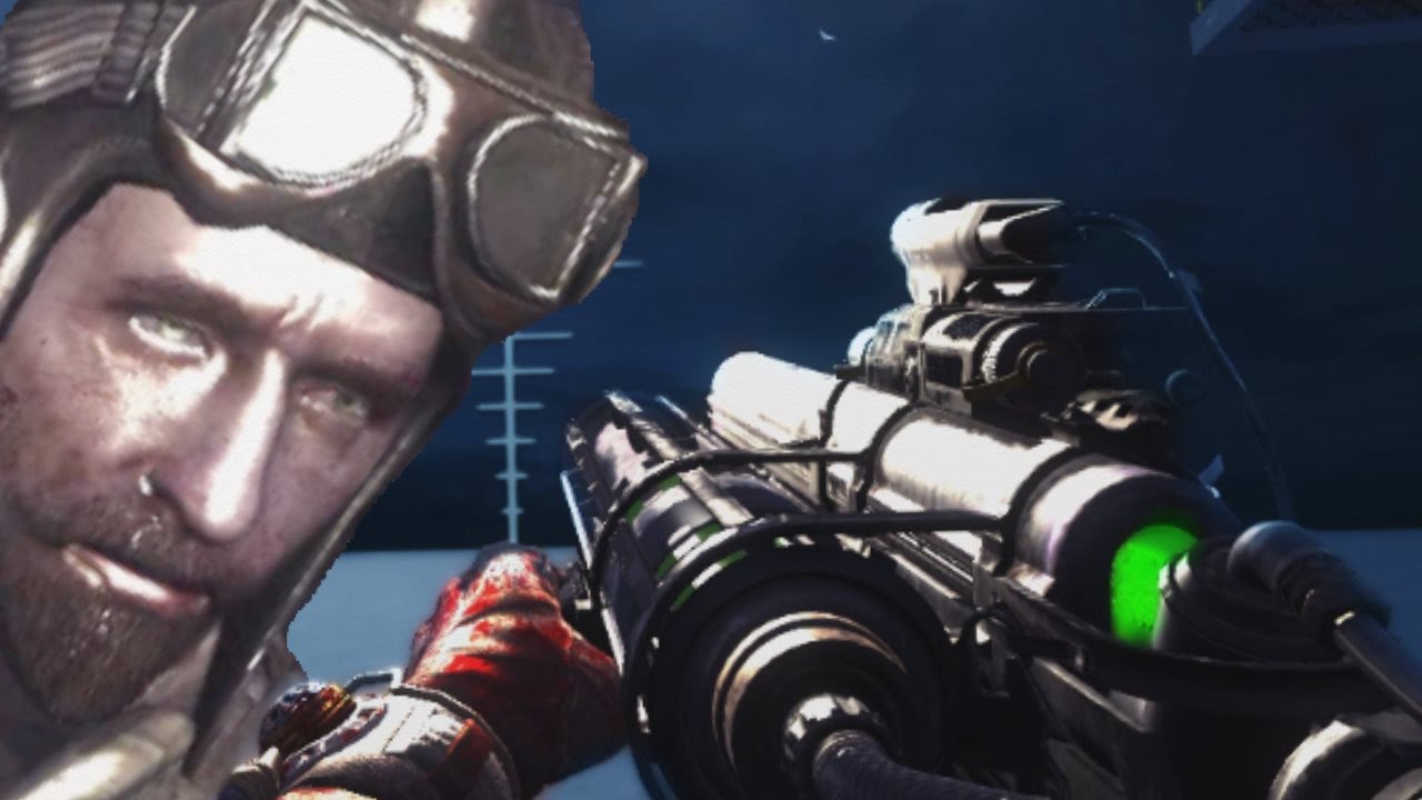 BEAST ZOMBIE MAP! Call of Duty Zombies OIL RIG Easter Egg Ending ...