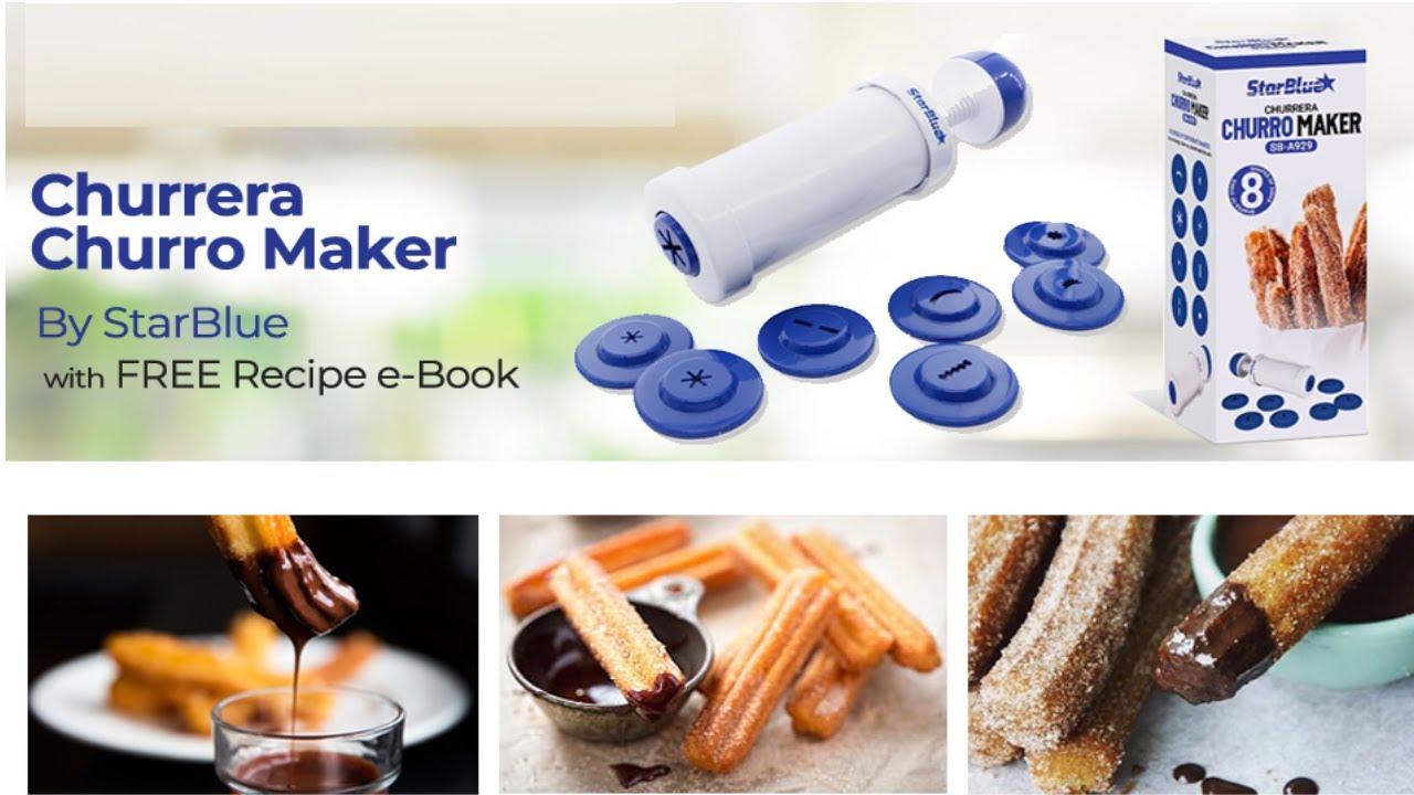 #Churrera Churro Maker - Oil-Free/ Deep Fry & Easy Tool for 8 Different ...