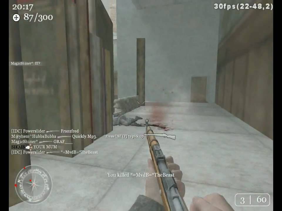 Call of Duty 2 More Spawnkilling @ Gob Rats! - YouTube