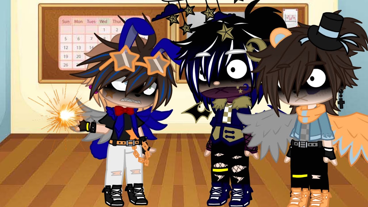 Mike(+Dabi) teaches his children, niece, and nephew //FNAF/MHA//Katsuki ...