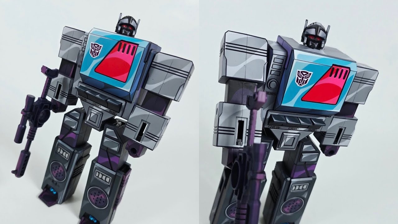 New Transformers Shattered Glass Blaster Cel shaded action figure by ...