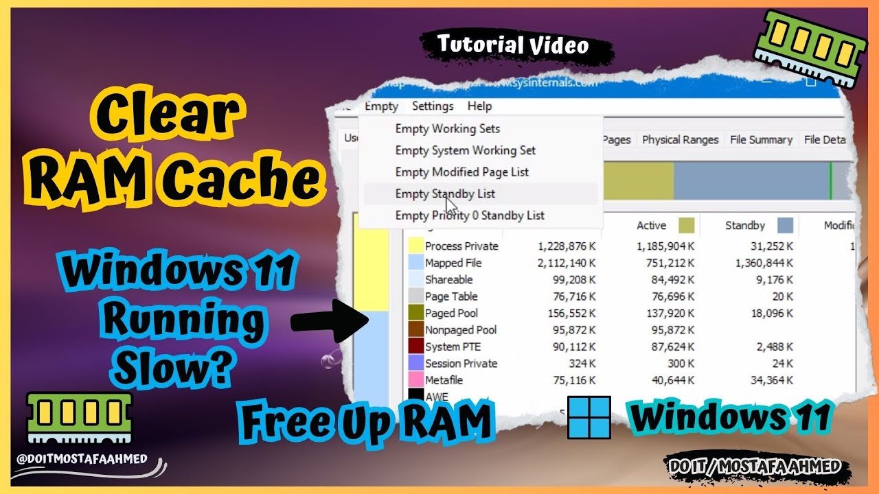 How to Clear RAM Cache in Windows 11 - YouTube