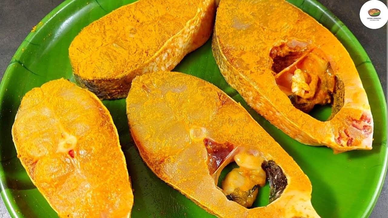 Silver carp FISH FRY recipe with simple masala - YouTube