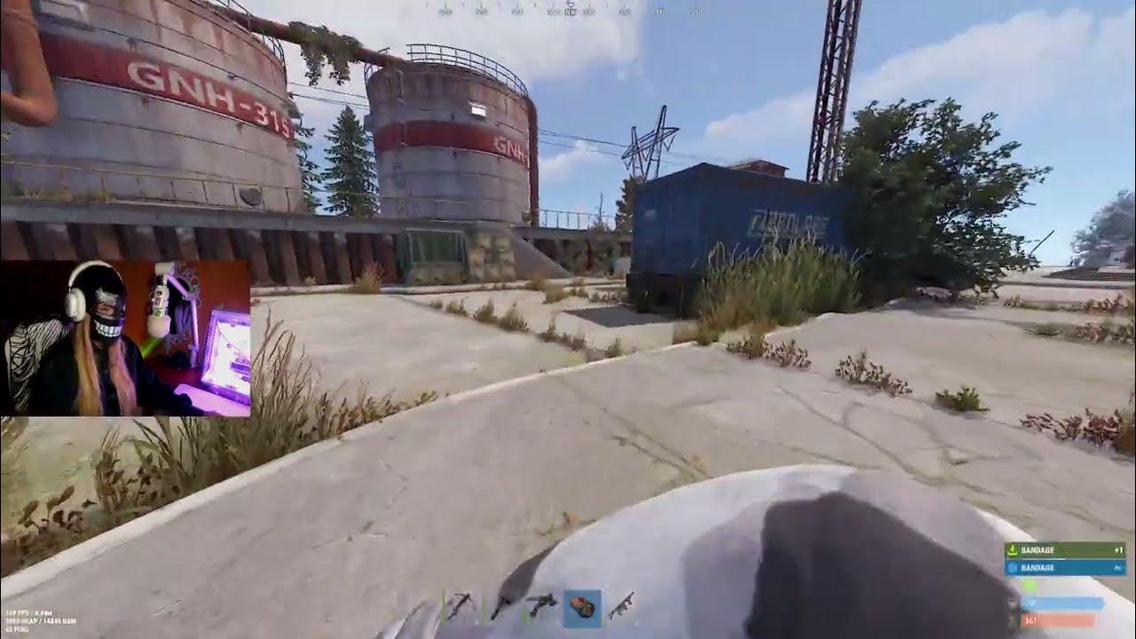 quick reaction in rust first gun for wipe day - YouTube