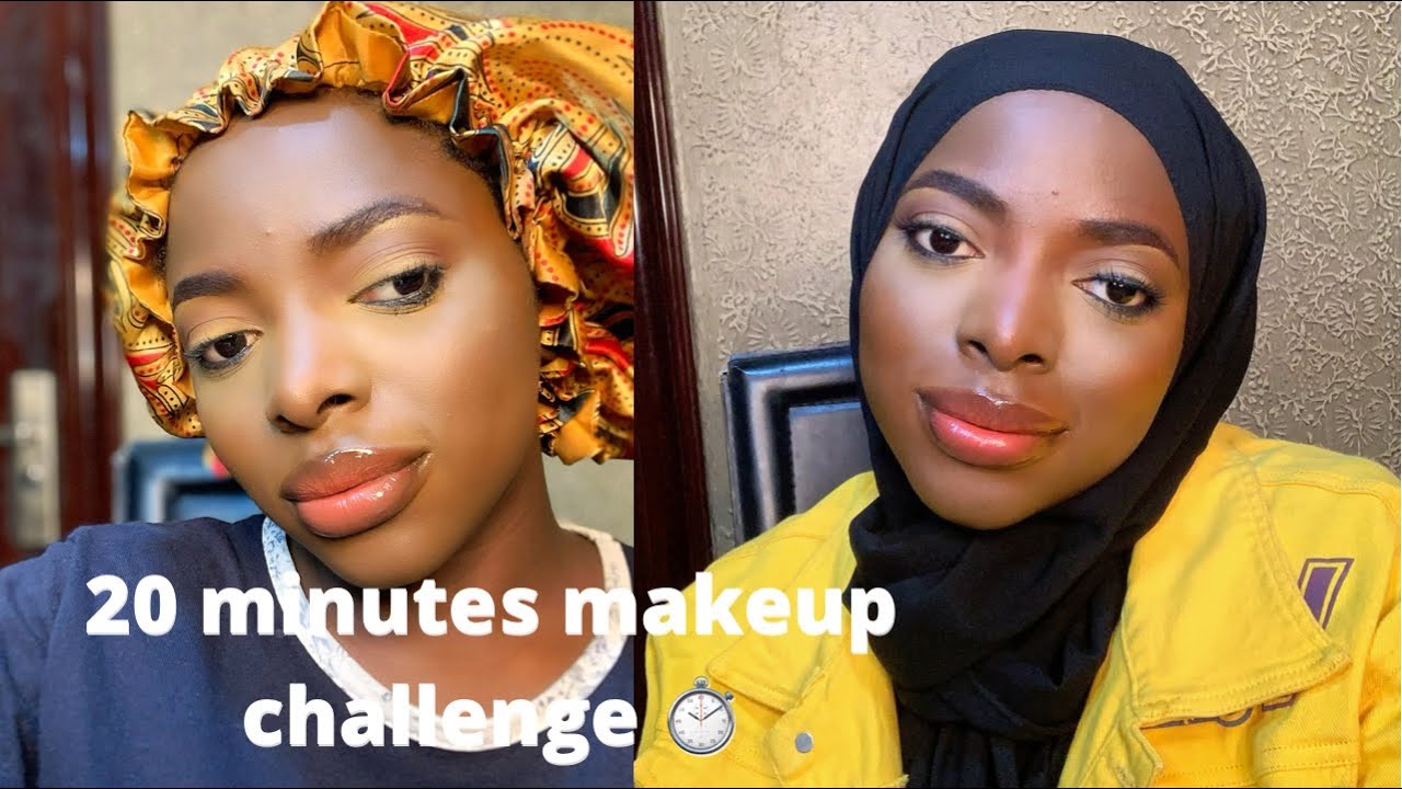 20 minutes makeup challenge, how to get your makeup done in less than ...