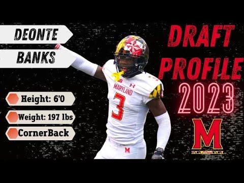 Deonta Banks Is the Best CB in The NFL Draft | Gurusfilmroom - YouTube