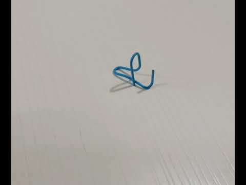 How to make phone stand using paper clip - YouTube