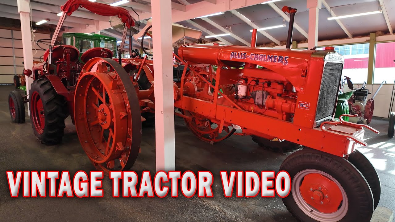 Vintage Farm Tractors at Volo Museum in Volo Illinois - YouTube