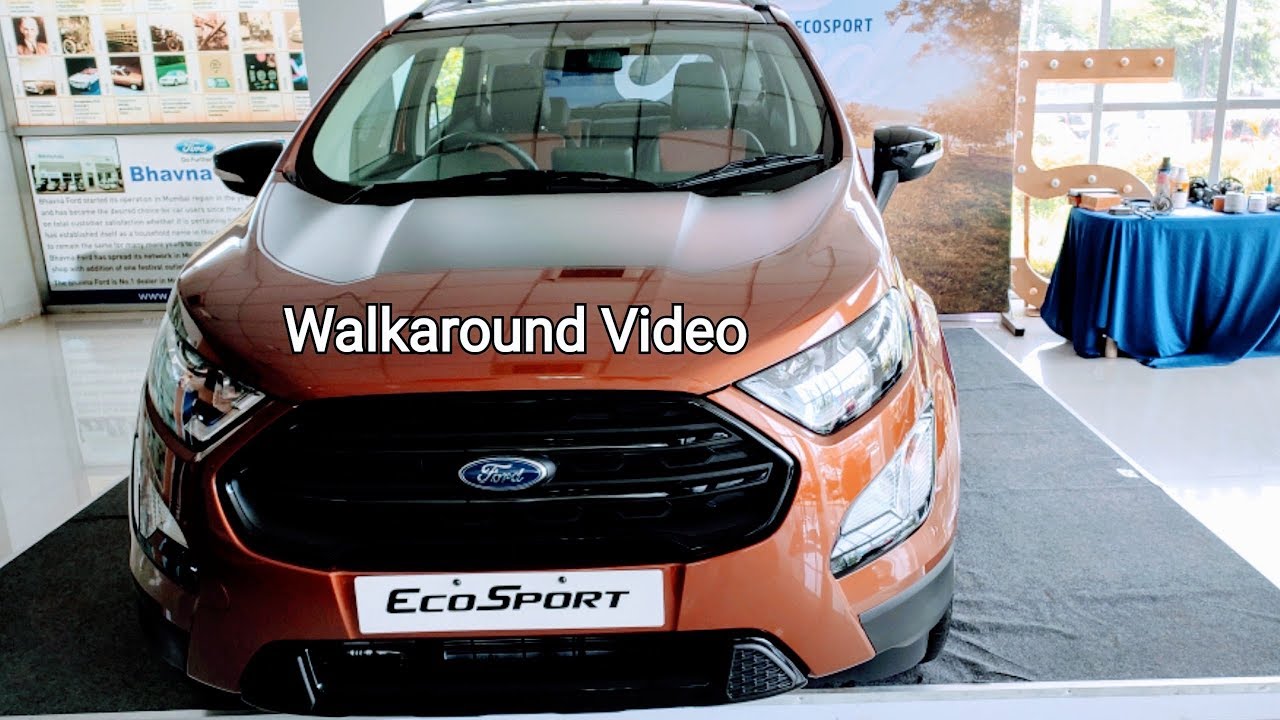2019 Ford Ecosport Thunder Edition Canyon Ridge Colour Walkaround Video ...