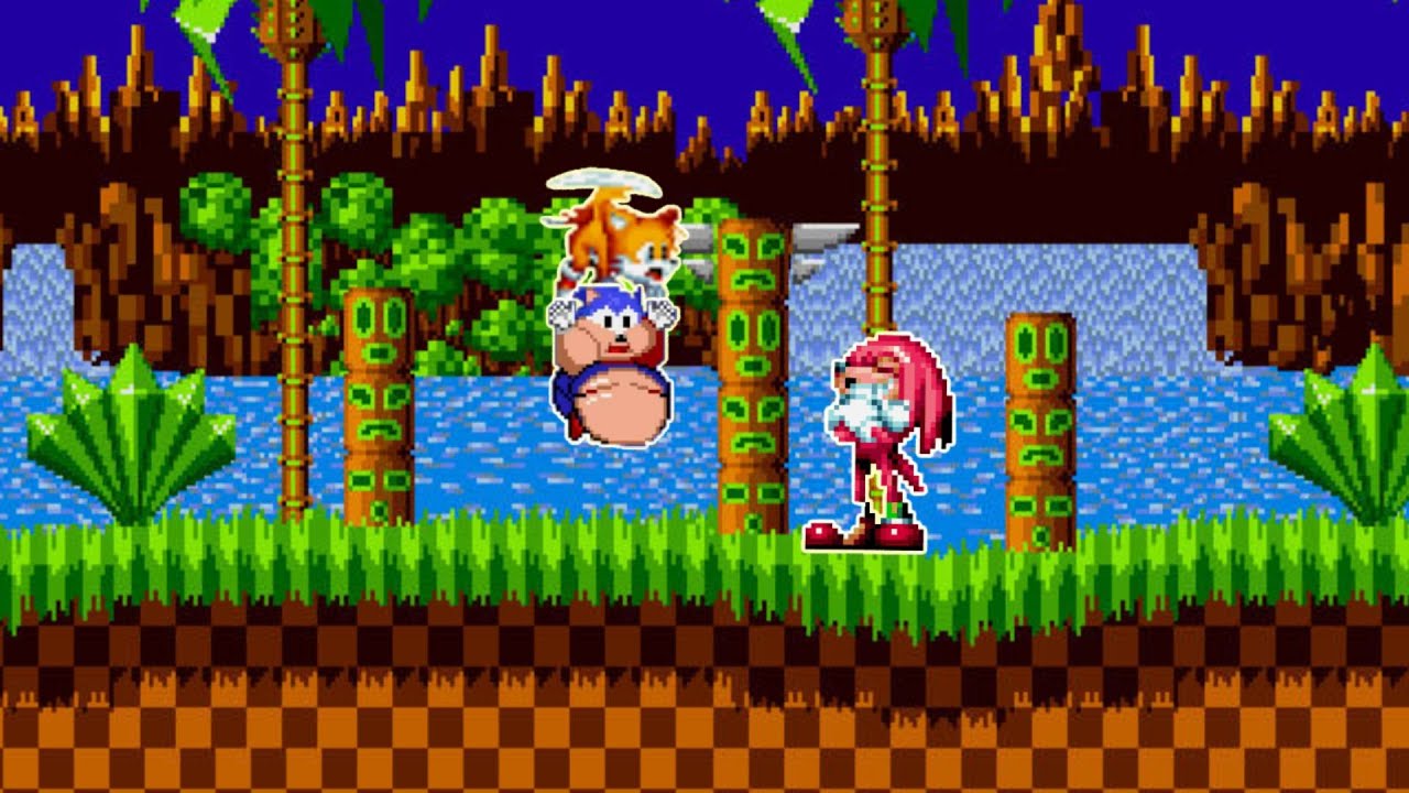 SONIC 2 XL Sonic Fat Mod | Sonic Rom Hacks - YouTube