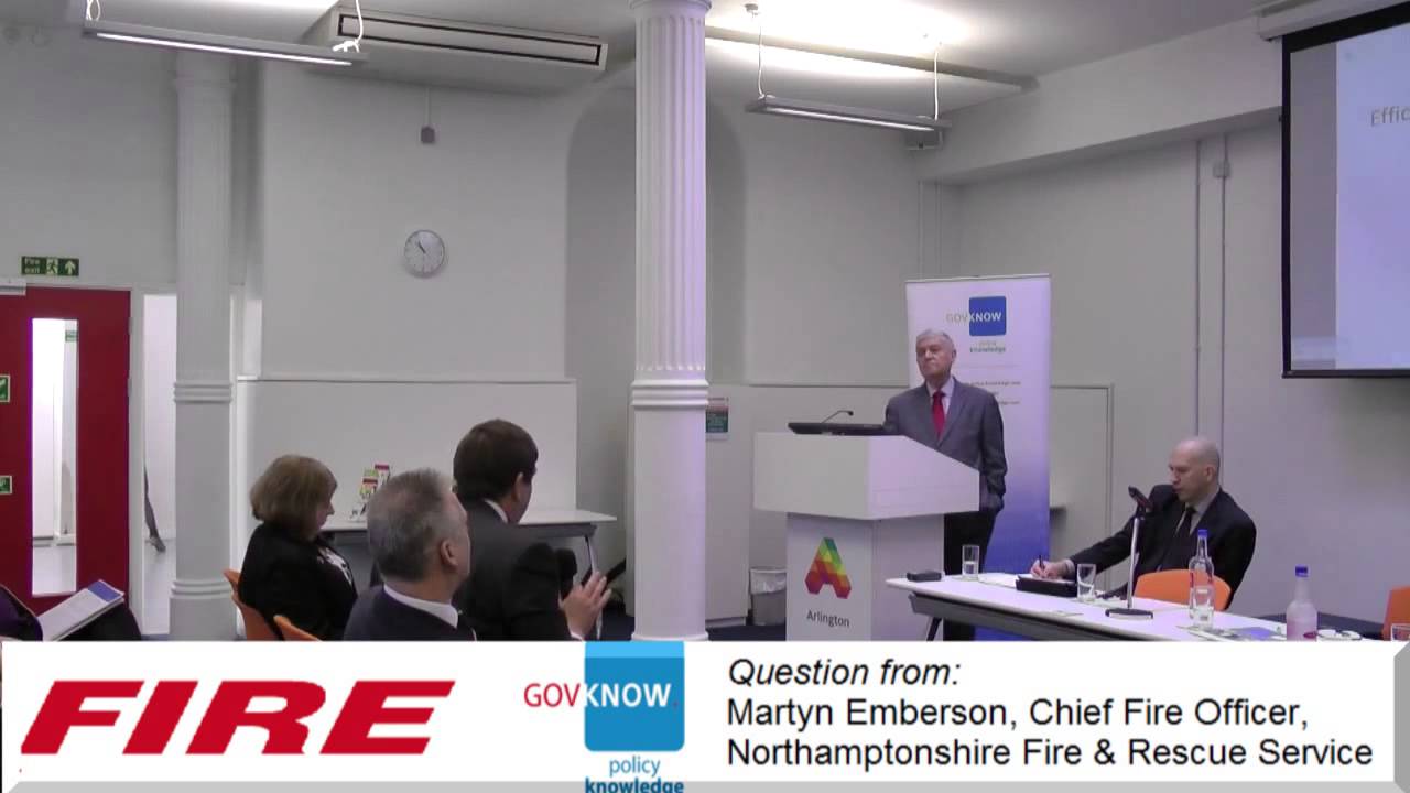 The Future of Fire and Rescue Services Conference: Sir Ken Knight ...