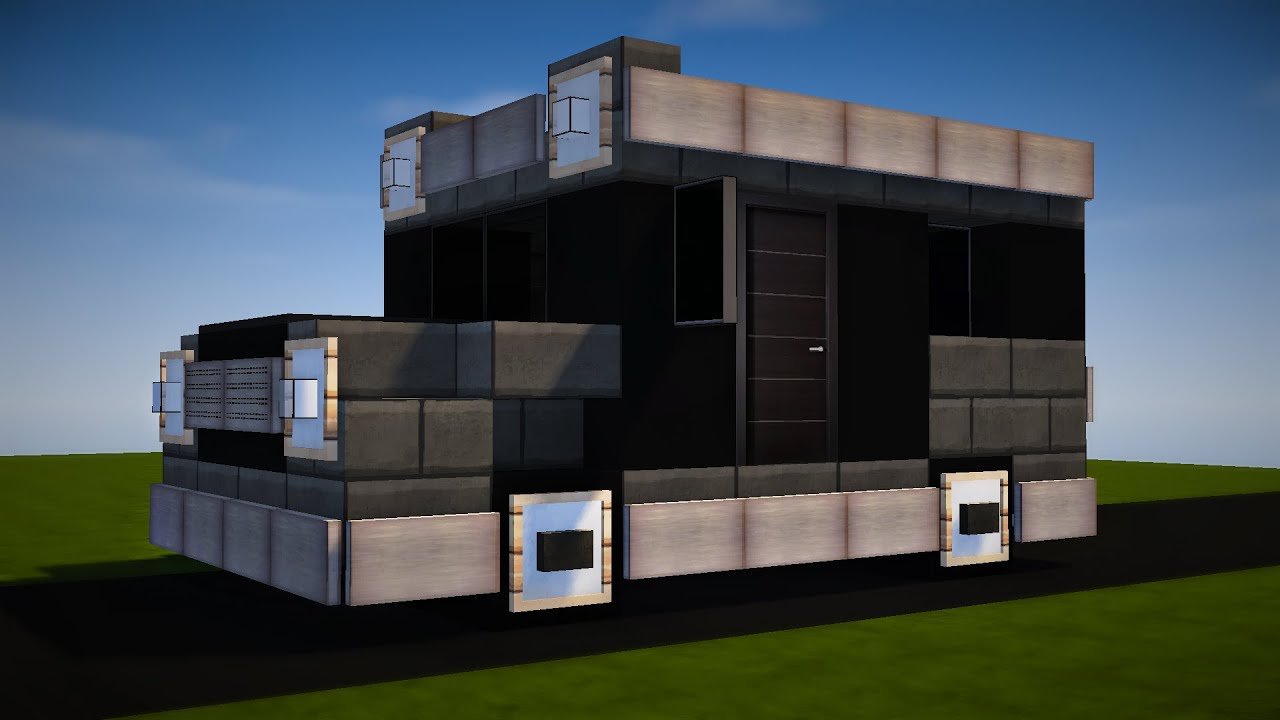 Vann Minecraft Small Camping Van Blueprints For MineCraft Houses,