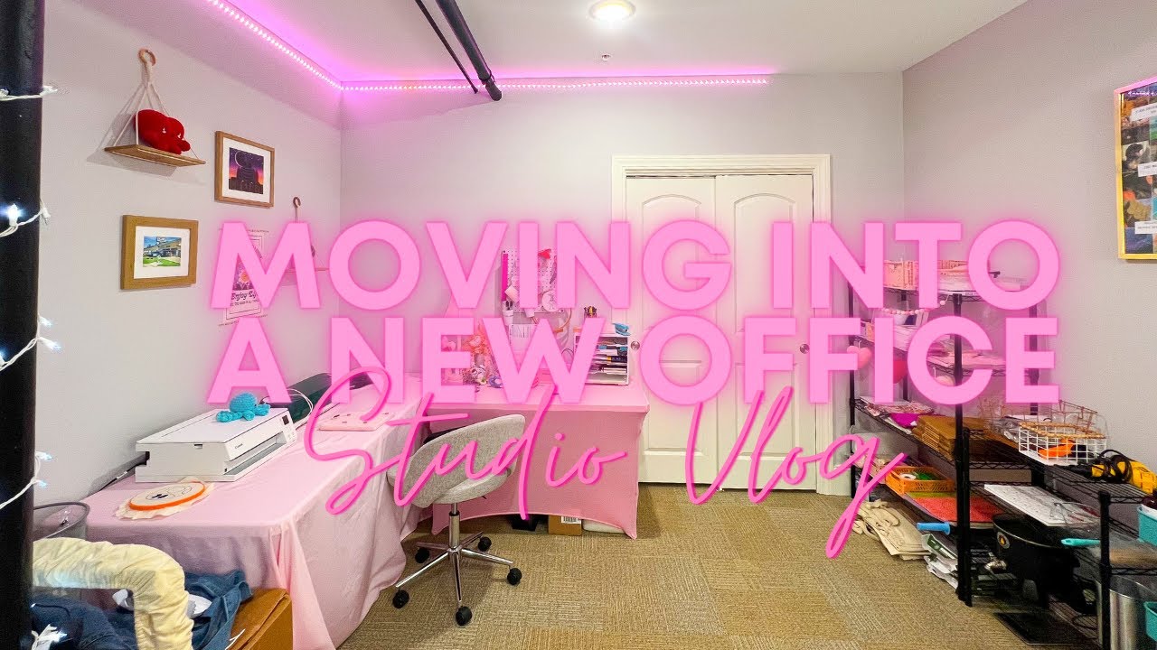 Studio vlog 25 \\ Moving into my new studio! - YouTube