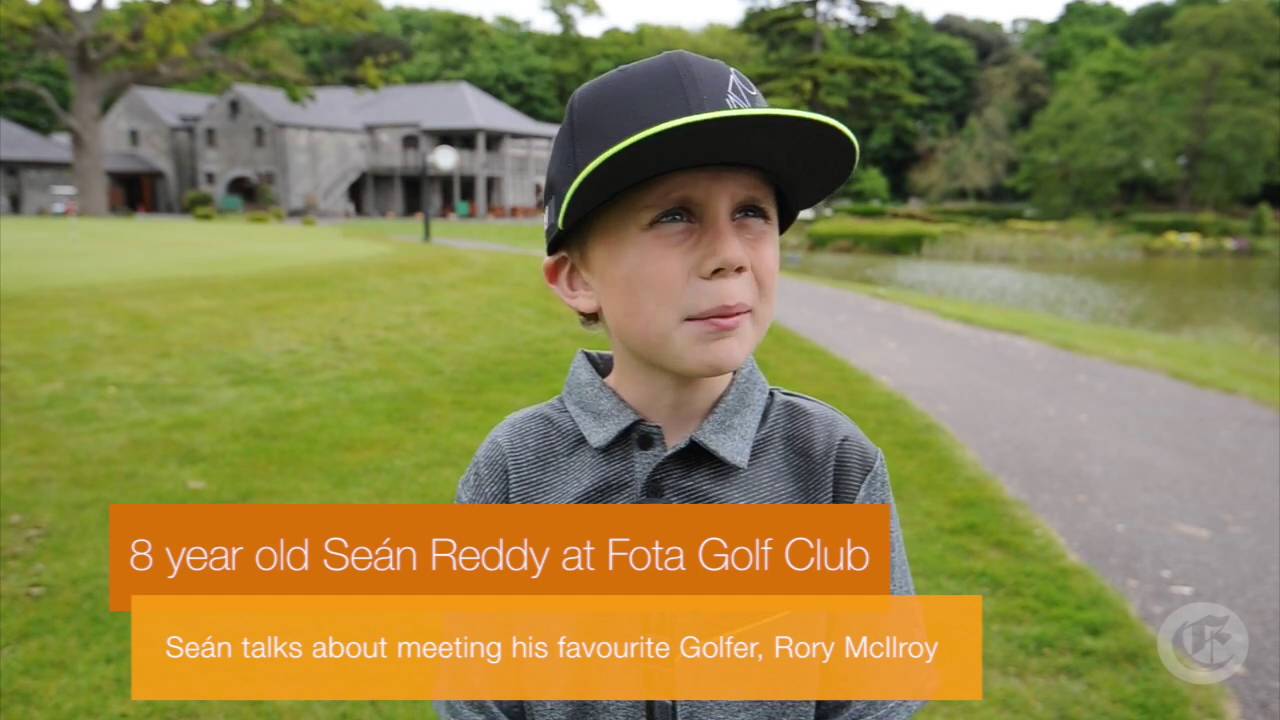 Sean Reddy aged 8 at Fota Island Golf Club May 2015 - YouTube