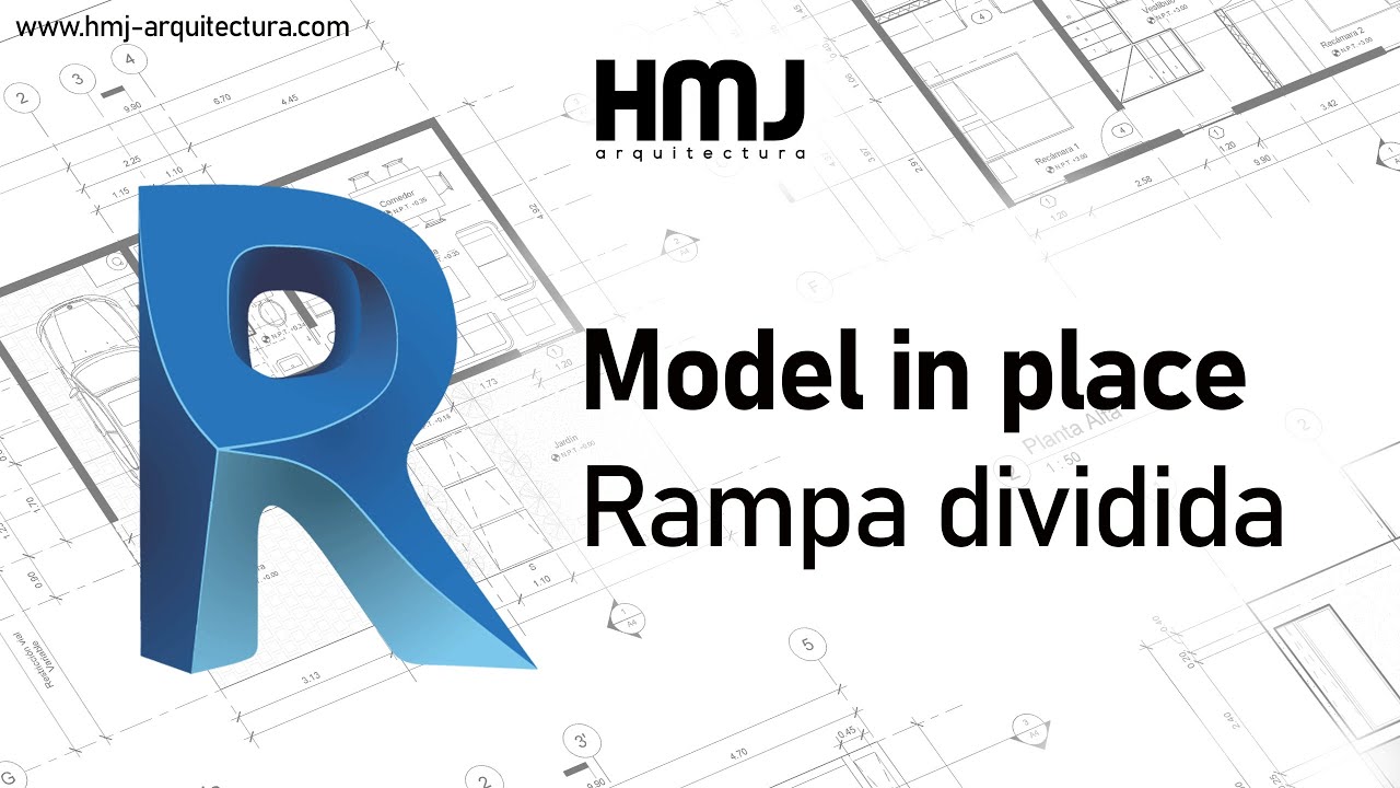 Revit - Model in place (rampa dividida) - YouTube