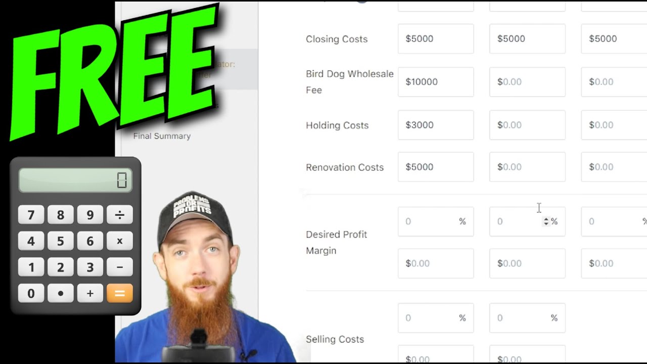 Calculating Max Allowable Offer | FREE Real Estate Investment ...