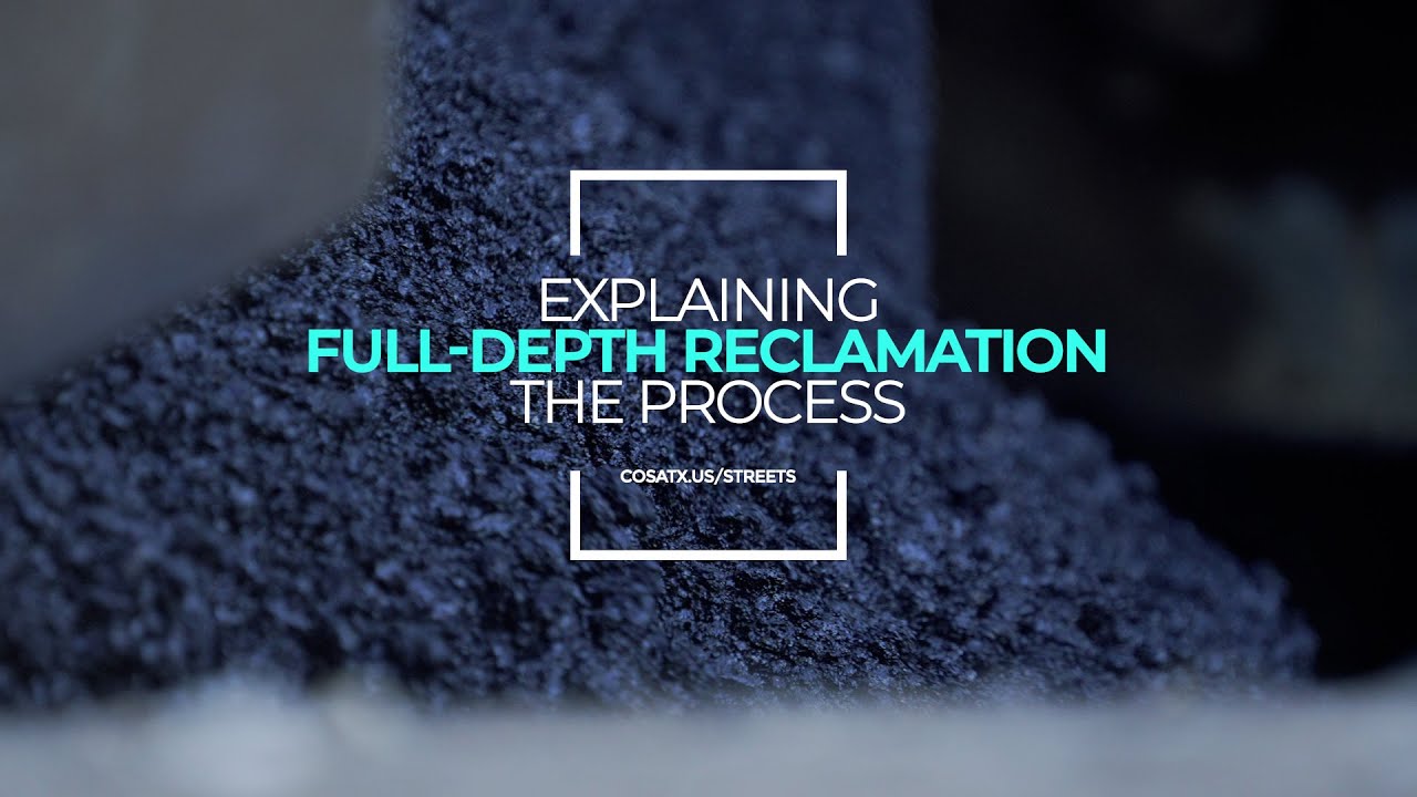 Explaining the Process - Full-Depth Reclamation - YouTube