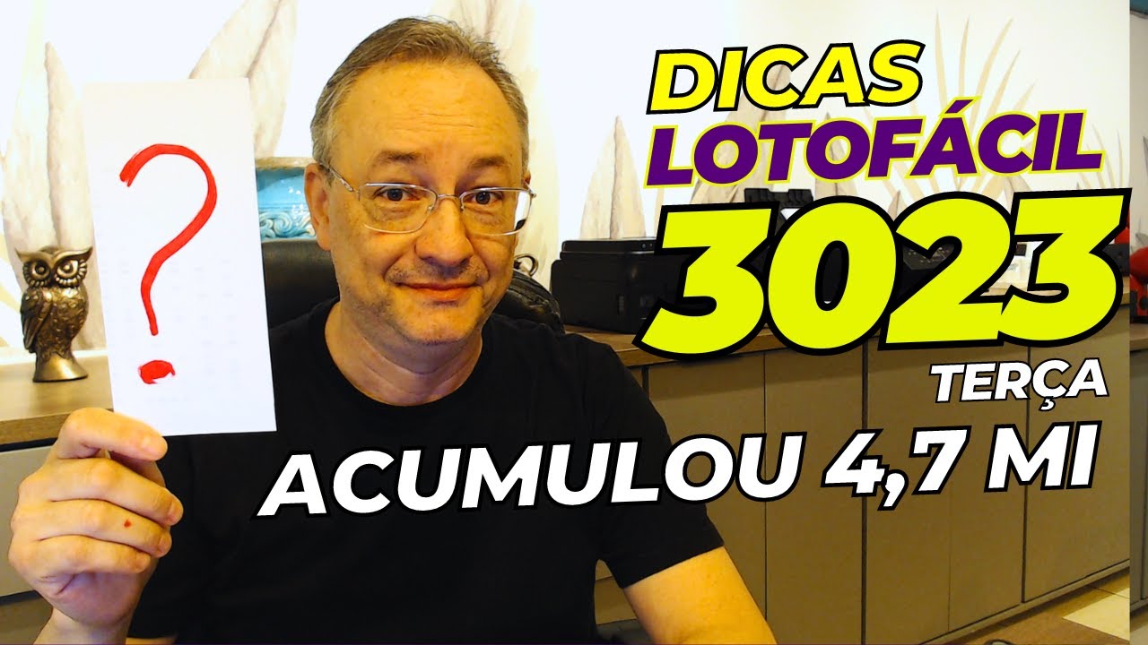 No Improviso As Melhores Dicas Lotofácil 3023 Acumulada 4 7 Milhões