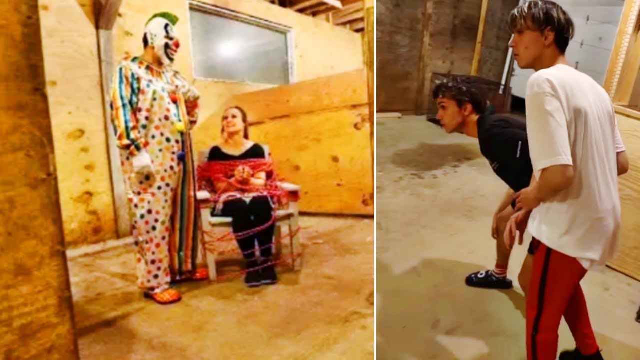 Lucas and Marcus | Scary Clown Stole Our Mom - YouTube