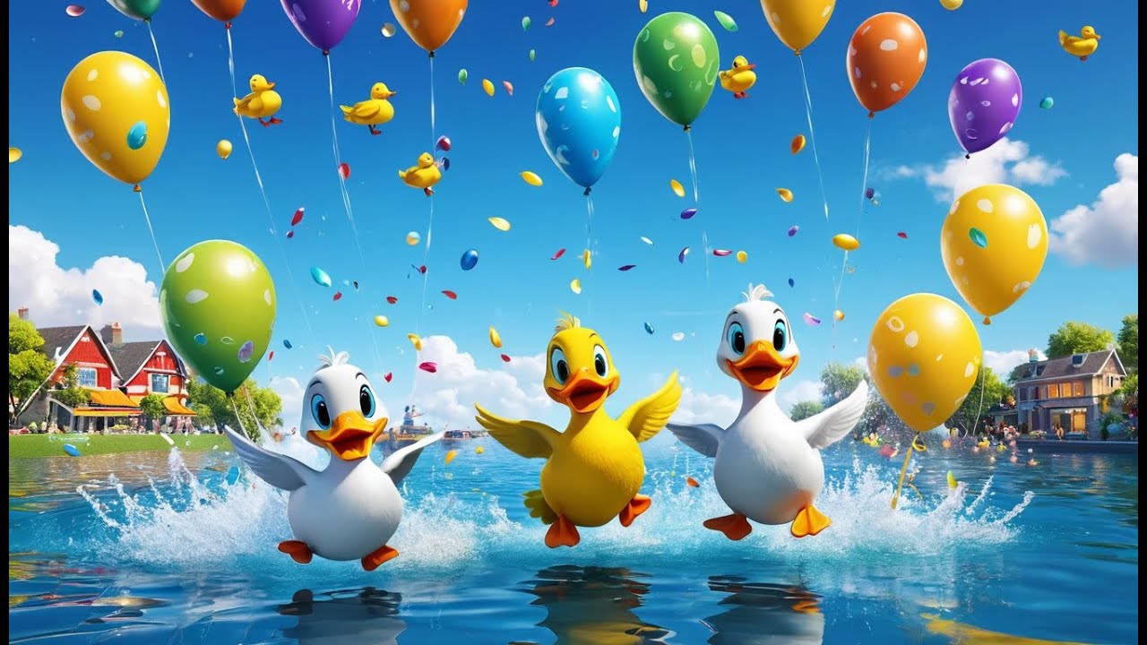 Quacky Ducks and Swishy Fish | Popular Nursery Rhyme | Educational Kids ...