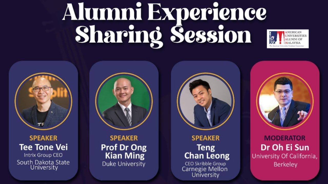 AUAM Malaysia Alumni Sharing Session: Dr. Ong Kian Ming, Tee Tone Vei ...
