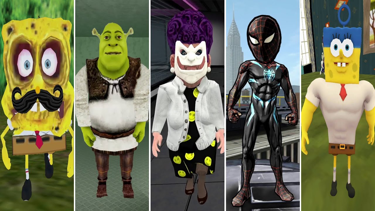 Neighbor Sponge Simulator,Spider-Man Unlimited,Smiling-X Corp,Siblings ...