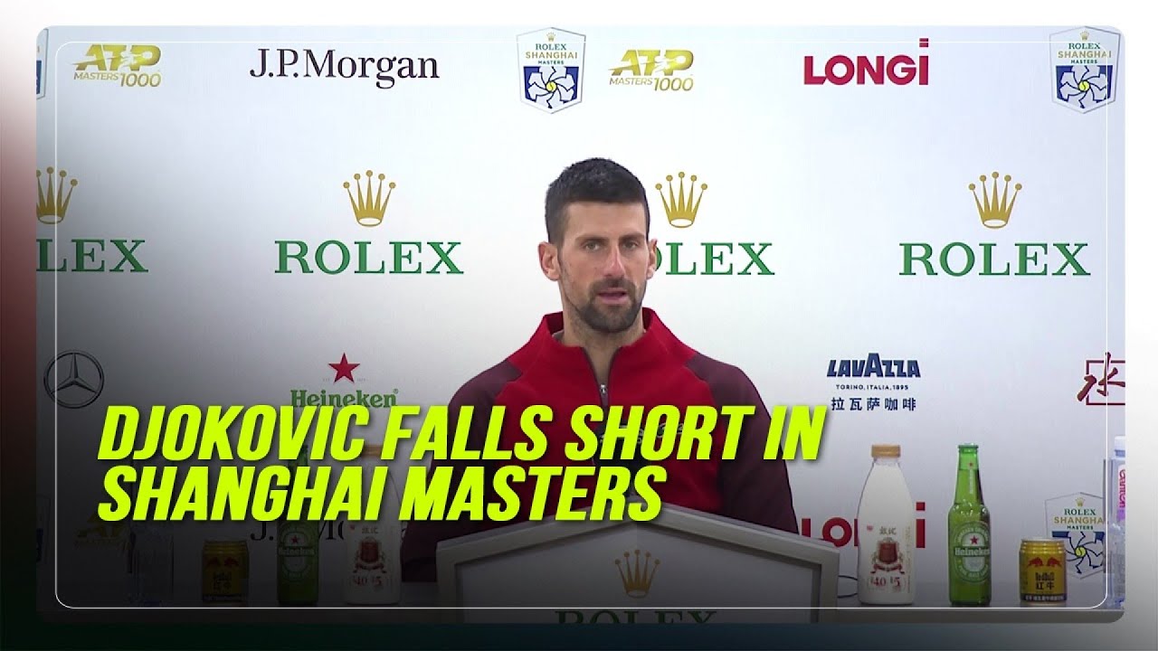 Djokovic sees silver lining in Shanghai Masters defeat to Sinner | ABS ...