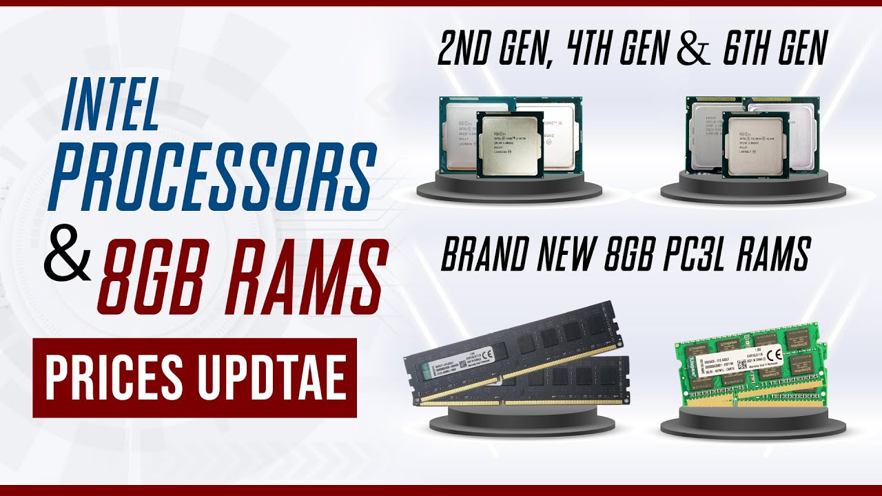 Latest PC Processor Prices In Pakistan | Latest PC & Laptop Rams Prices ...