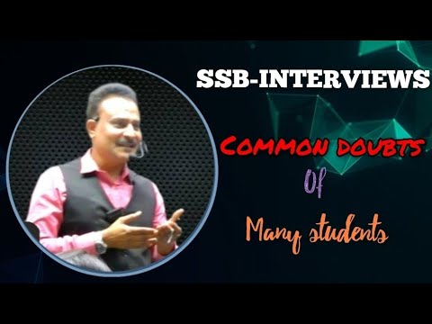 Common doubts of students in ssbinterview - YouTube