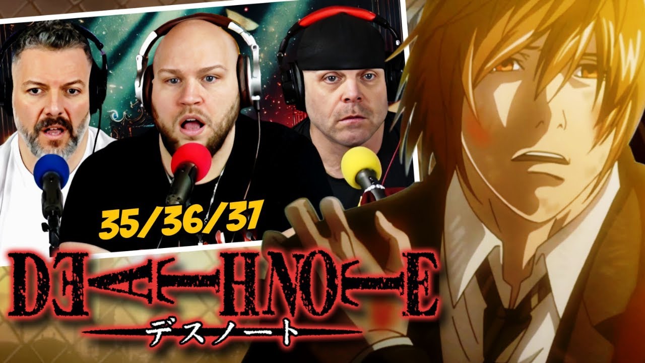 Death Note season 1 episode 35/36/37 reaction (DUB) - YouTube
