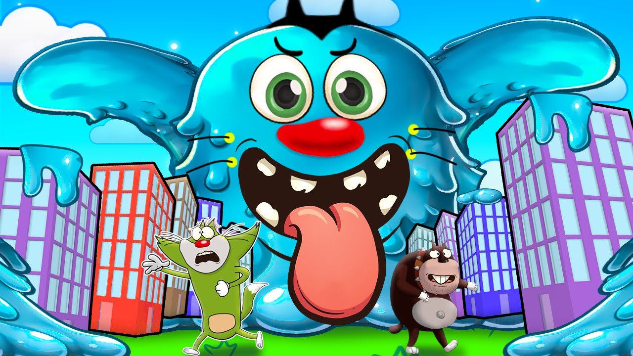 Roblox Oggy Eats Everyone In The City After Become A Giant Slime - YouTube