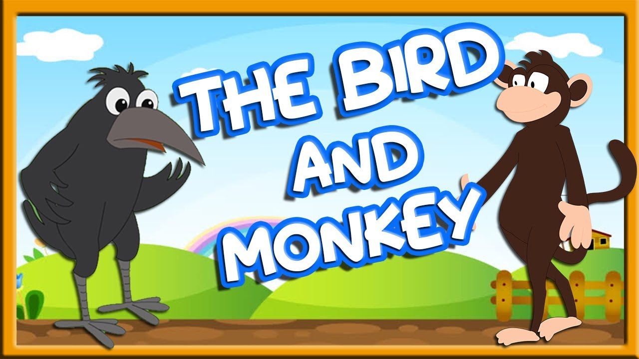 The Monkey And The Bird - Grandma Stories - English Animated Stories ...