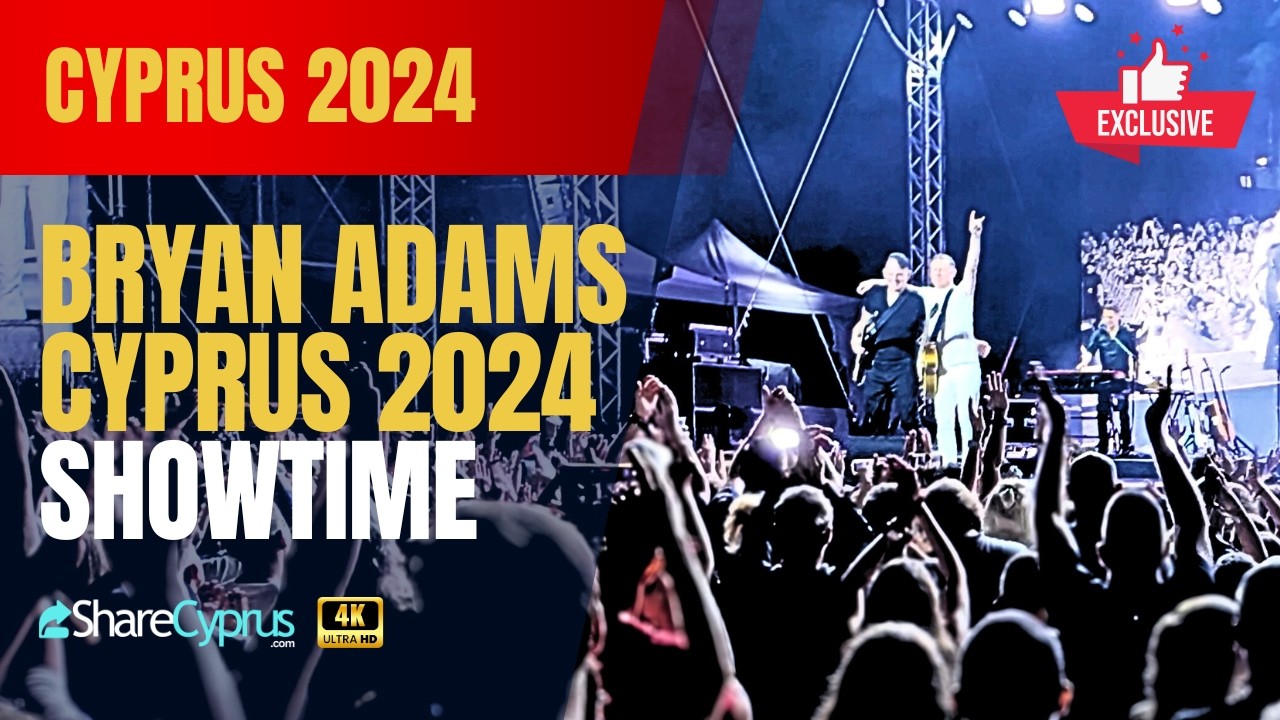 BRYAN ADAMS gave the performance of a lifetime in Limassol, Cyprus 🔥 ...