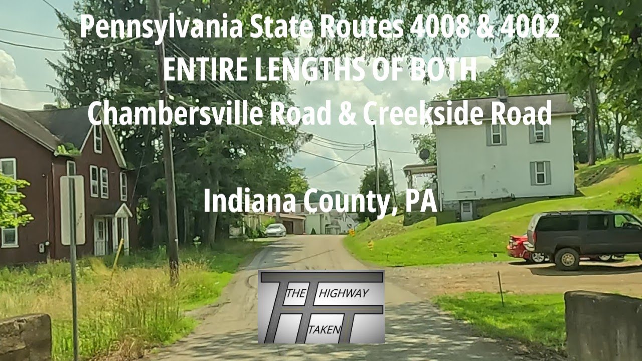Pennsylvania State Routes 4008 & 4002, Indiana County - YouTube