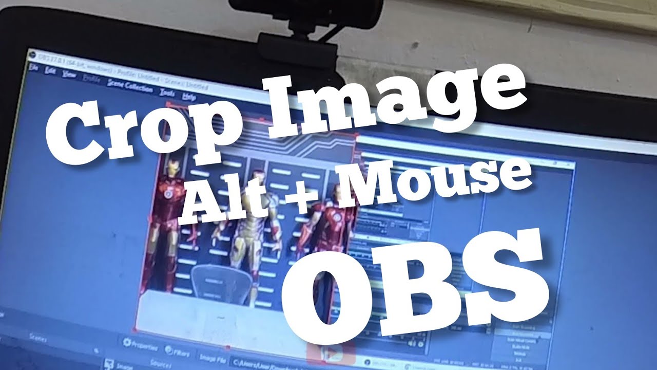 Cara Crop Gambar OBS dengan MUDAH - YouTube